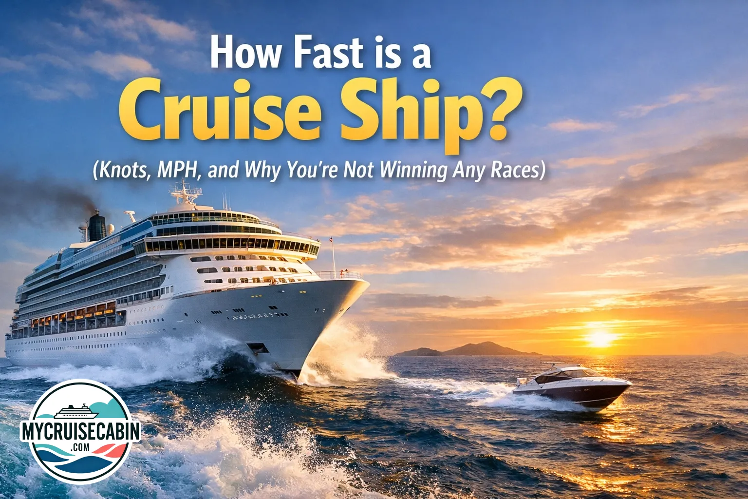 How Fast is a Cruise Ship? (Knots, MPH, and Why You’re Not Winning Any ...